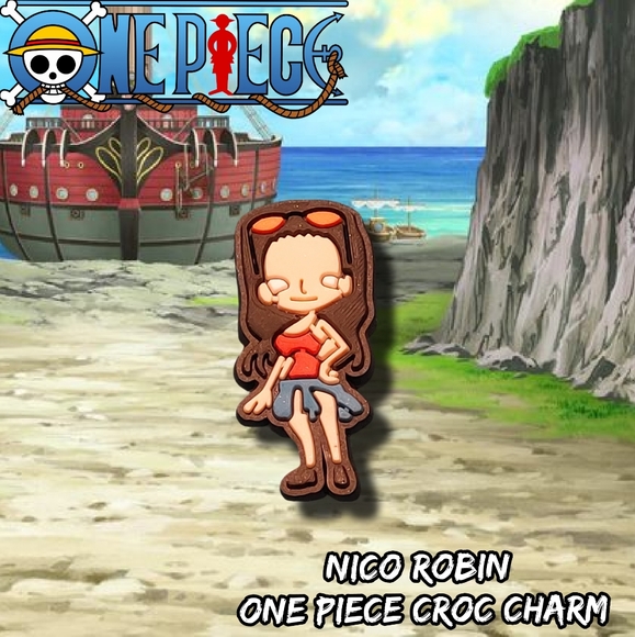 CROCS | Accessories | 3 Charms For 9 Nico Robin One Piece Croc Charm ...